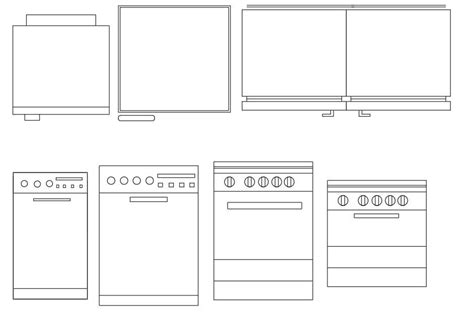 Wall Oven Autocad Block At Karen Medina Blog