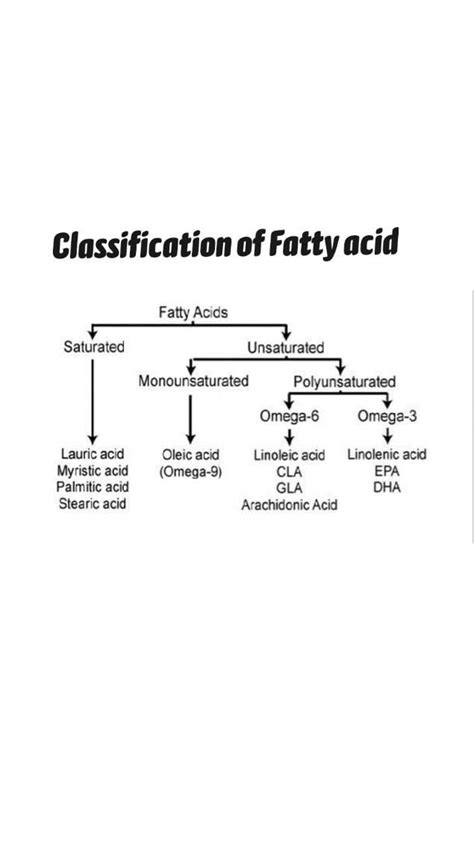 Classification Of Fatty Acid Fatty Acids Linoleic Acid Fatty