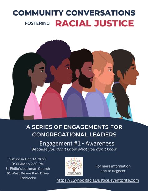 Community Conversations Fostering Racial Justice Eastern Synod Of The