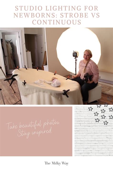 Strobe Vs Continuous Lighting For Newborn Photography The Milky Way