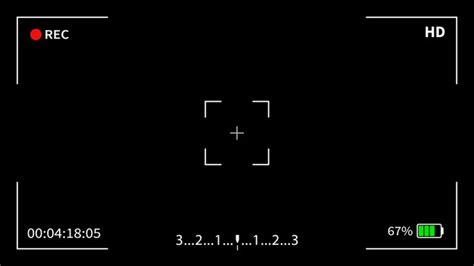 카메라 뷰 파인더 프레임 무료 벡터