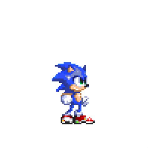 Sonic Jumping Animation