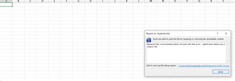 While Opening Excel File It Is Showing Recovery Error · Issue 798 · Qax Osexcelize · Github