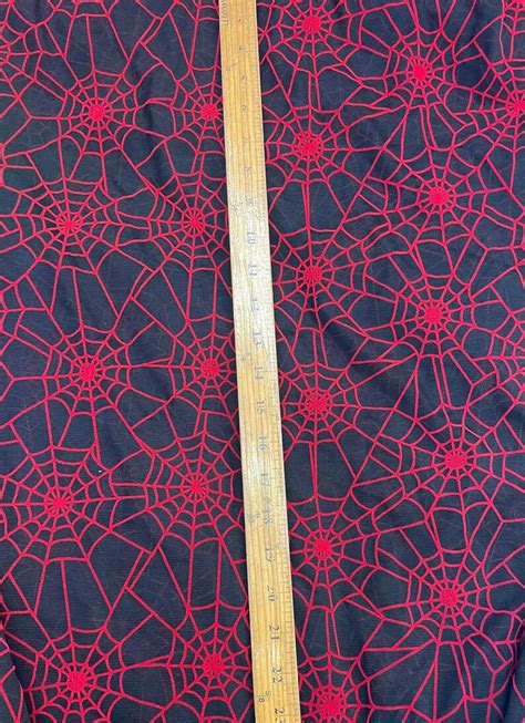 New Power Mesh Spider Web Mesh Fabric Flocking 4 Way Stretch Etsy