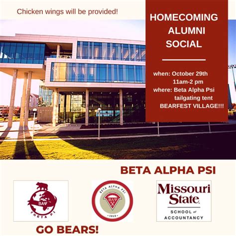 Beta Alpha Psi Theta Pi Chapter On Linkedin Homecoming
