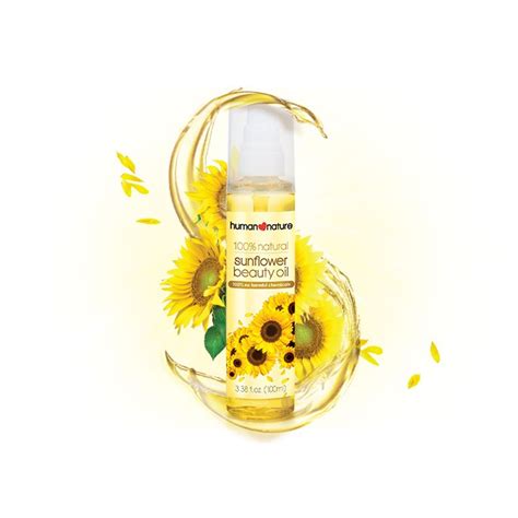 Human Nature Sunflower Beauty Oil Classic 100 Natural And