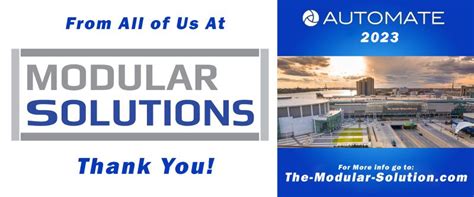 Modular Solutions On Linkedin Automate2023 Automateshow
