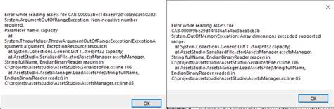 AssetStudio V0 15 47 Failing To Load Files Now Issue 753 Perfare