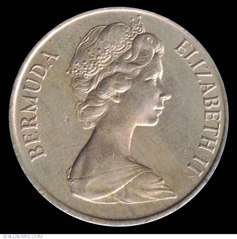 50 Cents 1970 1970 1985 Issue Bermuda Coin 10450