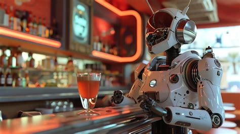 Premium Photo The Image Is A Science Fiction Illustration Of A Robot
