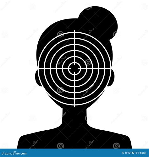 Biometrical Identification Face Recognition Simple Icon Stock Vector Illustration Of Modern