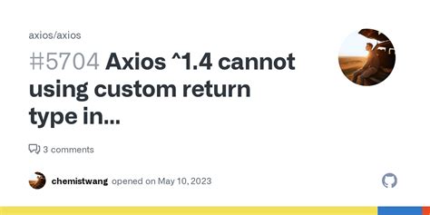 Axios Cannot Using Custom Return Type In Interceptors Response In