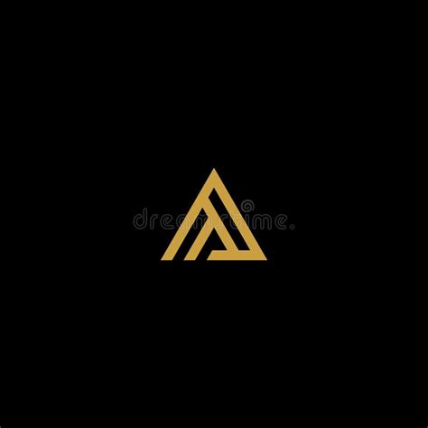 山地抽象标志设计矢量图 三角形抽象图标插图 字母am徽标设计 向量例证 插画 包括有 要素 身分 189300657