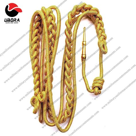 Usaf Honor Guard Dress Aiguillette Shoulder Cord Silver Luminette