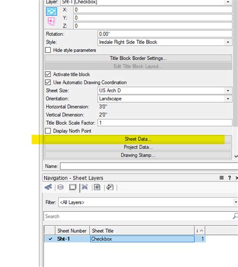 Checkboxes In Title Block General Discussion Vectorworks Community