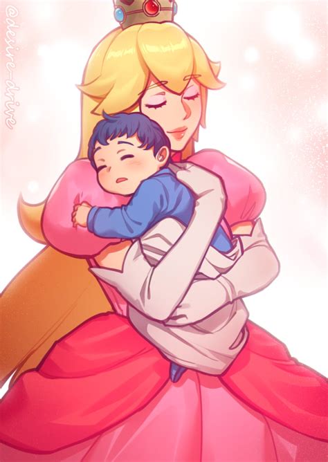 Princess Peach And Lucina Fire Emblem And 3 More Drawn By Hiomaika