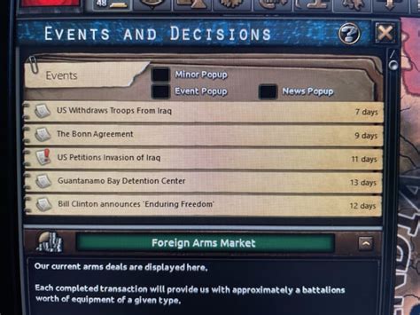There Seems To Be A Reoccurring Event Bug In Millennium Dawn Can