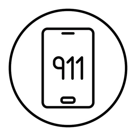 Premium Vector Call 911 Vector Icons
