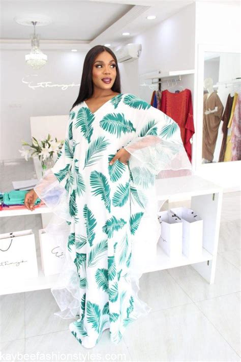 30 Best Flower Chiffon Gown Styles In Nigeria Kaybee Fashion Styles