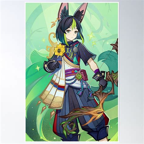 Tighnari Genshin Impact Poster Wall Art Modern Wall Decor 16x24