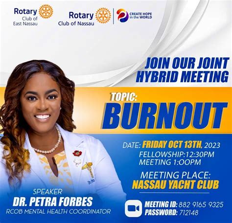 Rotary Club Of Nassau On Linkedin On Friday October 13 2023 At 1pm