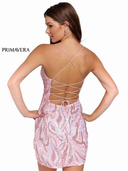 Primavera Couture Sexy Short Prom Dress 3844 The Dress Outlet