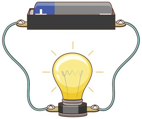 Free Vector Science Experiment Of Electric Circuit In 2024 Electric