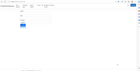 C How Get Selected Dropdown Item From The Create Page To Be Shown In The Index Page List