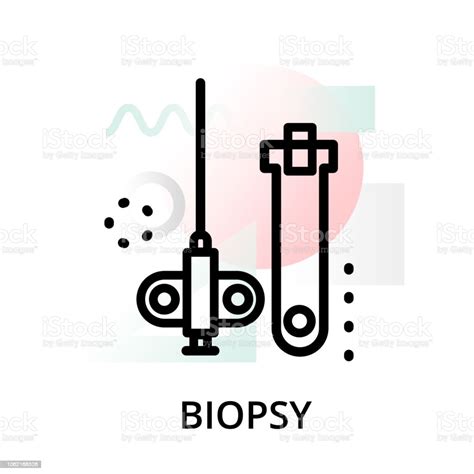 추상적인 배경에 생 아이콘의 개념 생검에 대한 스톡 벡터 아트 및 기타 이미지 생검 아이콘 주사기 Istock