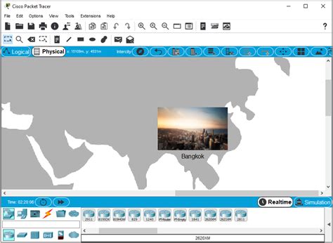Cisco Packet Tracer ตอนที่ 8 Physical View By Kong Atkom Medium