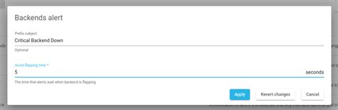 System Notifications Configure Alerts