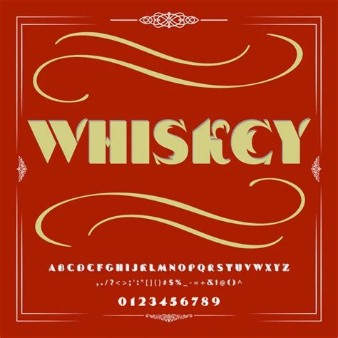 Whiskey Font Fotos De Stock Imágenes De Whiskey Font Sin Royalties