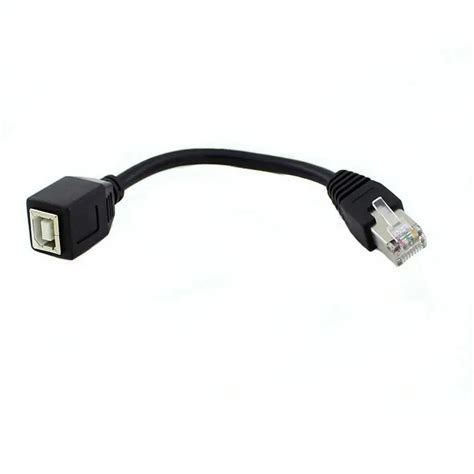 PCS USB B Female Jack To RJ Male Panel Mount Socket Printer Extension Cable CM