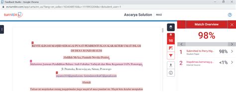 5 Menit Langsung Paham Cara Membaca Hasil Cek Turnitin