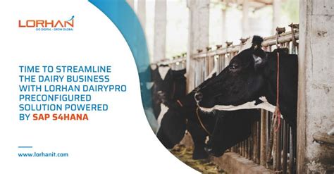Lorhan It On Linkedin Dairypro Sap Saphana Hana Erp