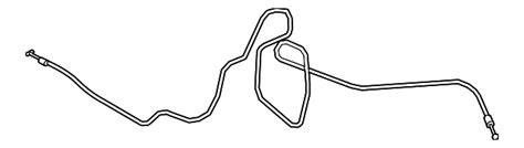 2012 2017 Toyota Camry Deck Lid Release Cable 64607 06191 Toyota