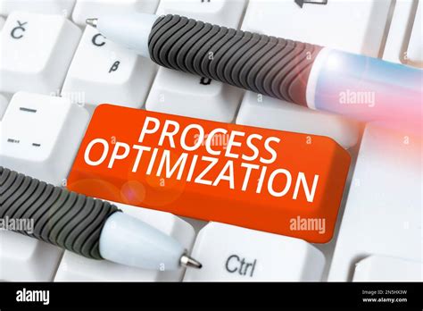 sign displaying process optimization concept meaning improve