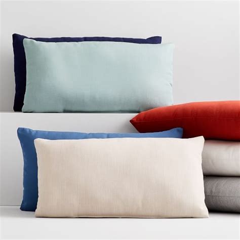 Sunbrella Indoor Outdoor Striped Lumbar Pillows Outdoor Canvas