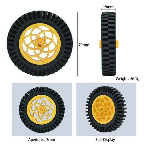 1pcs Robot Wheel Mecanum Different Colors Wheels For Arduino Smart Car