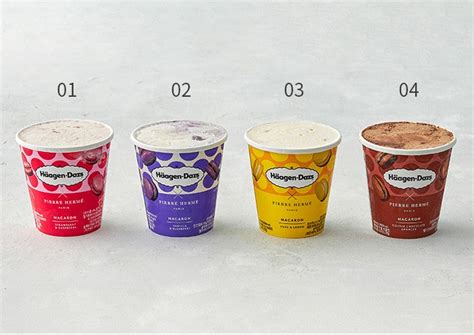 하겐다즈 마카롱 바닐라 앤 블루베리 아이스크림 403ml 마켓컬리
