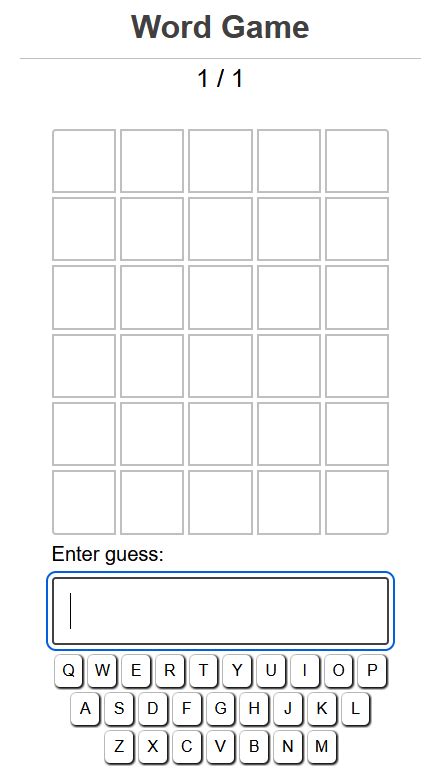 GitHub RheingoldRiver Joy Of React Word Clone