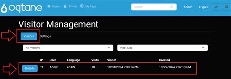 Visitor Management Oqtane Docs Apis And More For The Modular Blazor