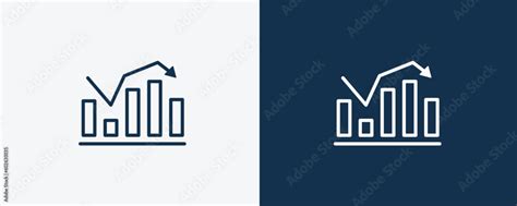 Statistical Chart Icon Outline Statistical Chart Icon From Business Collection Linear Isolated