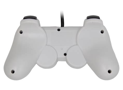 دسته Ps2 سفید سیم ابریشمی Icدار دوال‌شاک پی اس تو سفید آی‌سی‌دار