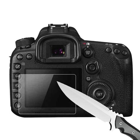 Clear Tempered Glass Film Camera LCD Screen Protector Guard For Canon