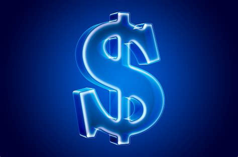 달러 기호 유령 빛 효과 홀로그램 진한 파란색 배경의 3d 렌더링 미국 화폐 단위에 대한 스톡 사진 및 기타 이미지 미국 화폐 단위 귀신 3차원 형태 Istock