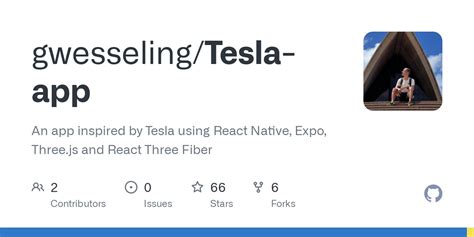 Github Gwesselingtesla App An App Inspired By Tesla Using React