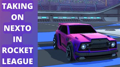 Trying To Beat The Nexto Community Bot Rocket League Youtube