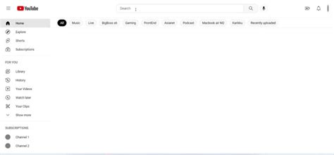 Video Created A Youtube Clone Using Html And Css Muhammad Naseef Mk Posted On The Topic