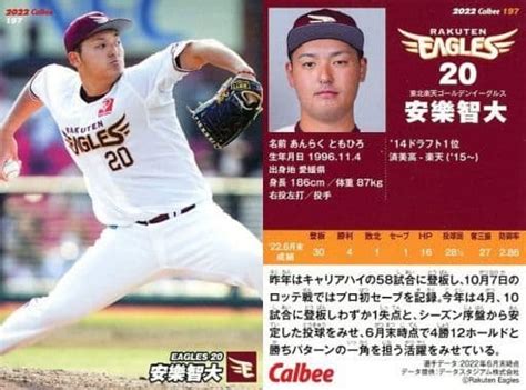 駿河屋 197 レギュラーカード ：安樂智大（スポーツ）